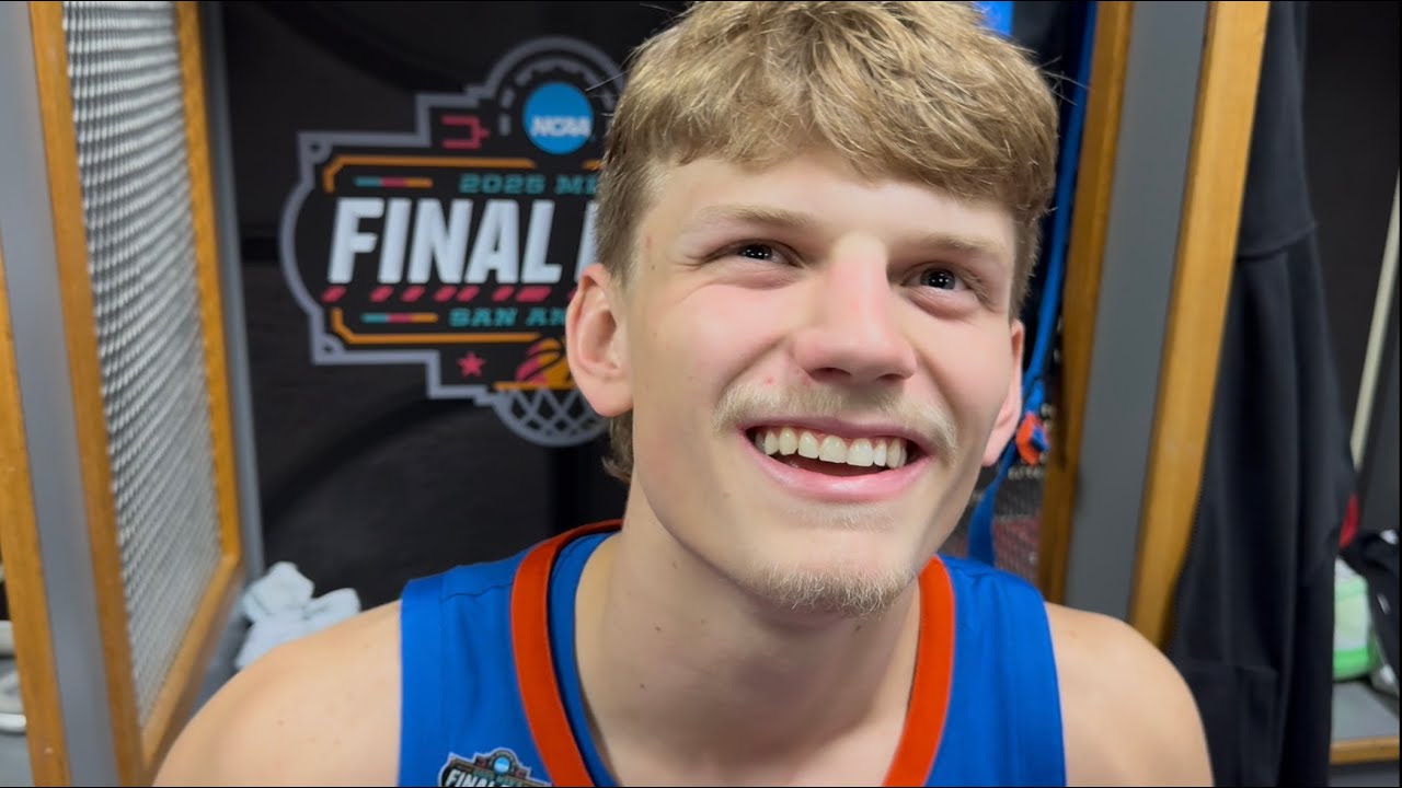 Thomas Haugh Final Four Postgame Interview | Florida Gators Basketball ...