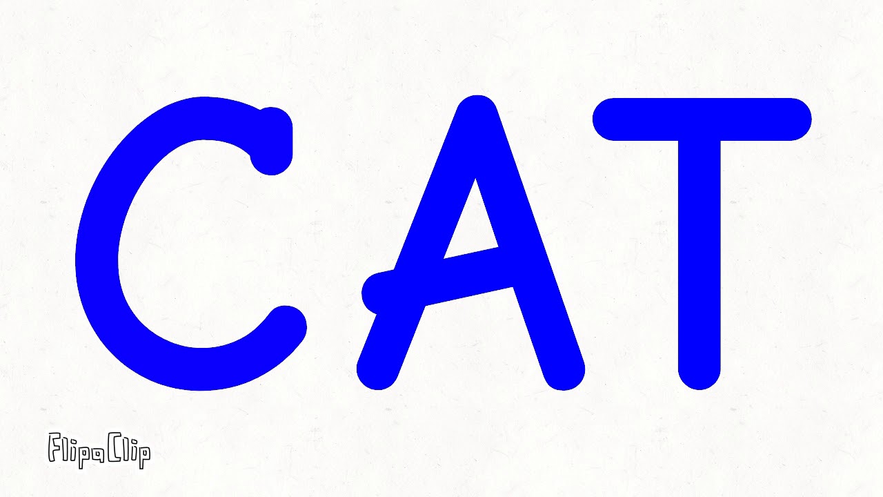 Bat,cat,fat,hat,mat,pat,rat and sat - YouTube