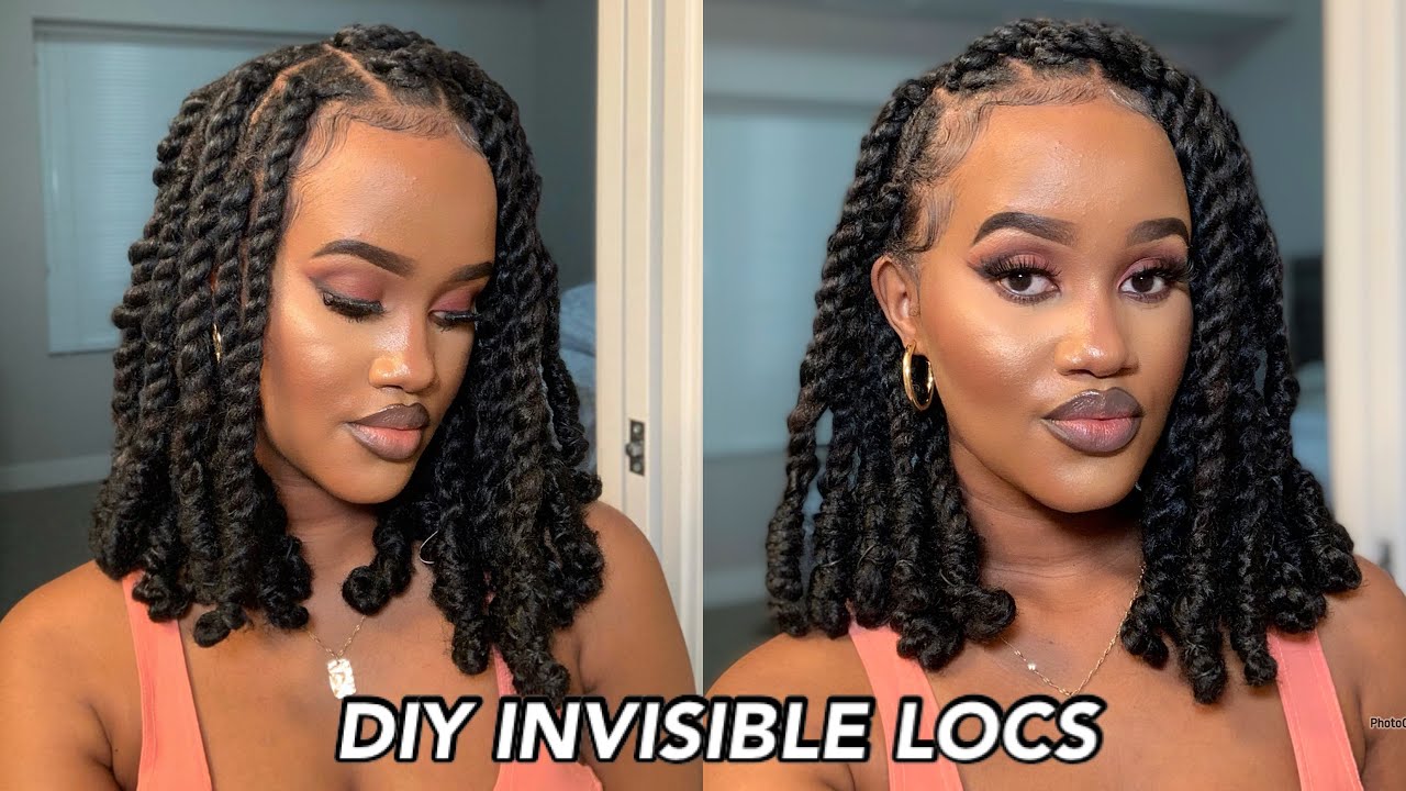 HOW TO: INVISIBLE LOCS | Perfect For Beginners | Crochet Method - YouTube