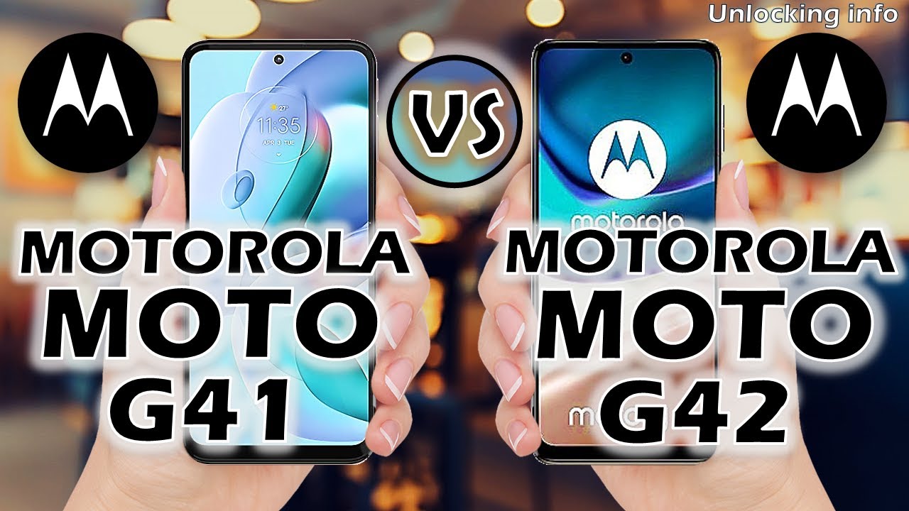 Motorola Moto G41 Vs Motorola Moto G42 - YouTube