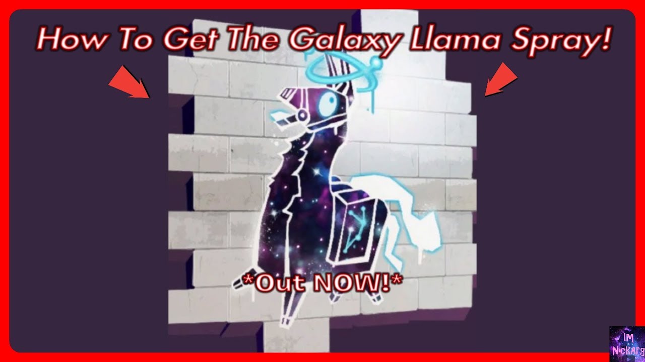How To Get The GALAXY LLAMA Spray! | Fortnite Battle Royale - YouTube