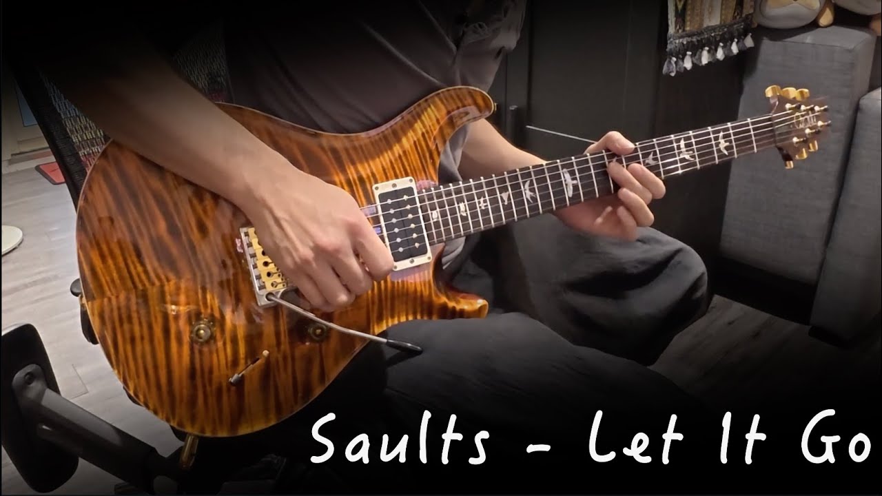 Saults - Let It Go - PRS custom 24 orange tiger guitar solo cover - YouTube