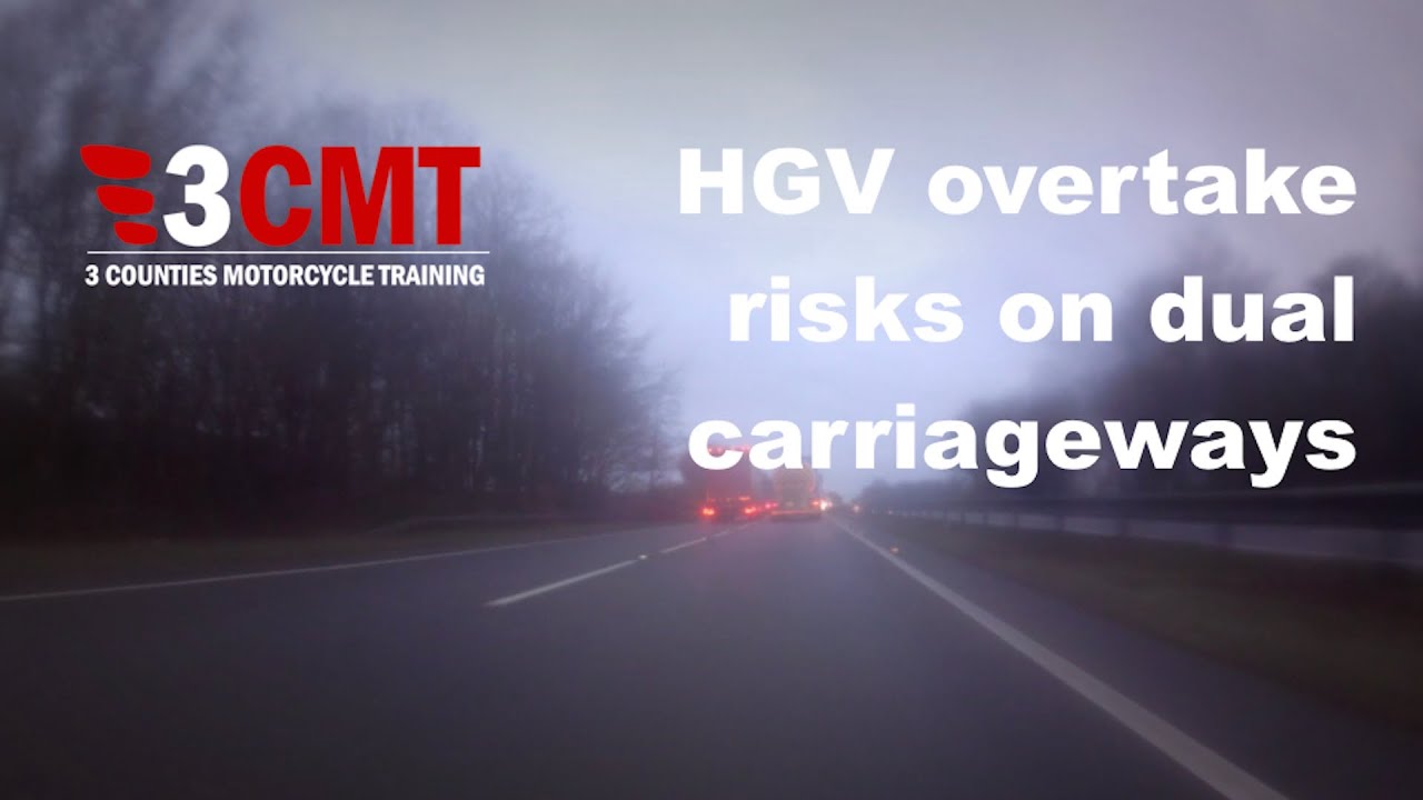 HGV overtake risks on dual carriageways - YouTube