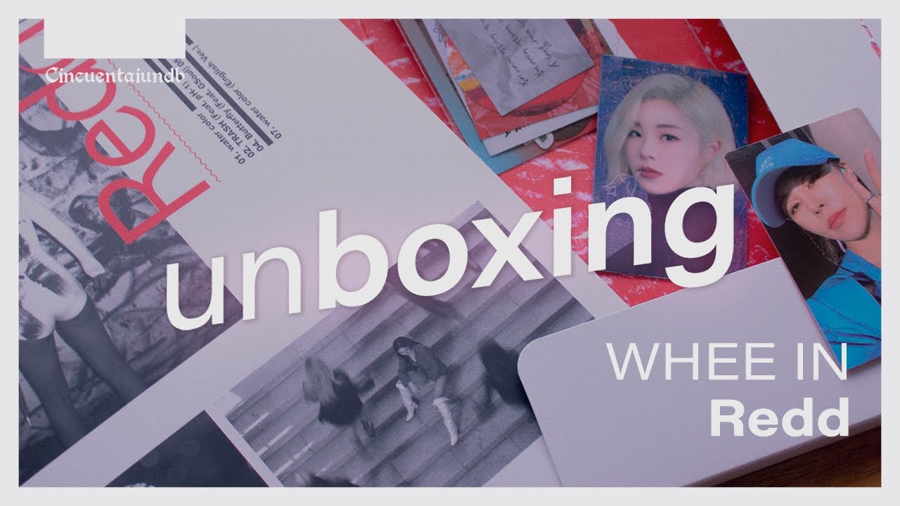 Whee In — Redd | Unboxing en español - YouTube