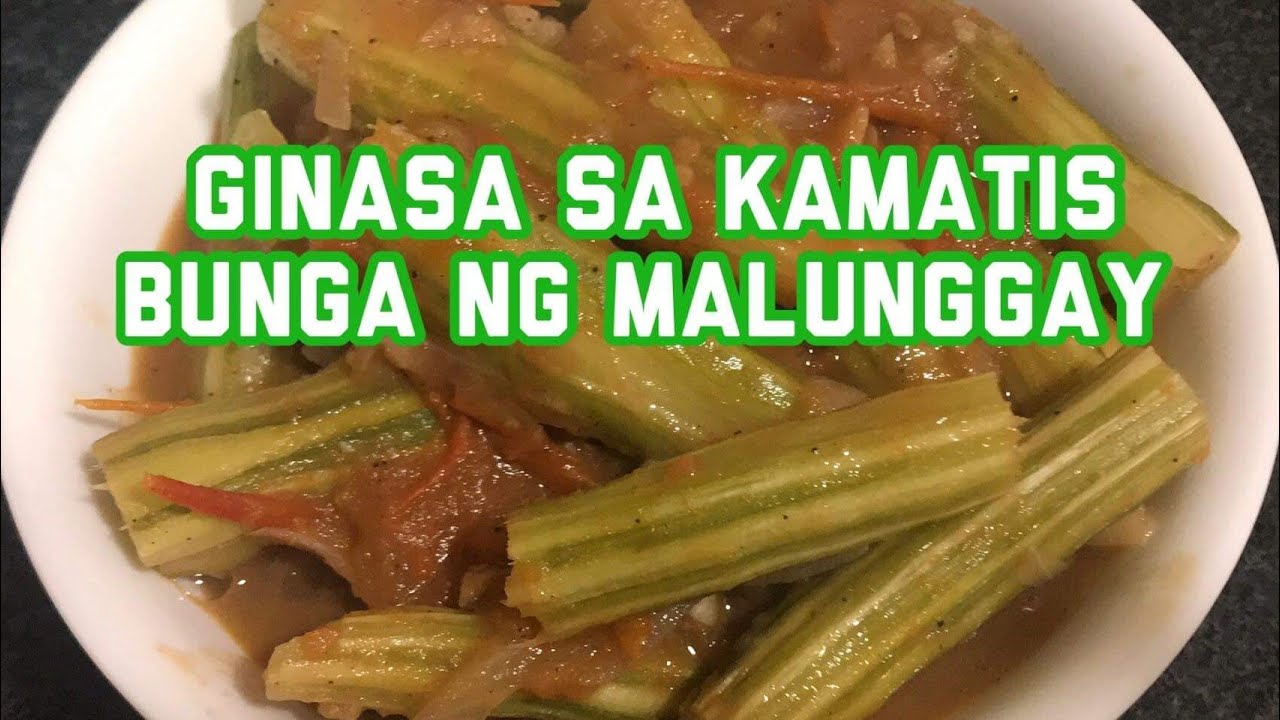 Ginisa sa kamatis bunga ng malunggay by Sam Eclat - YouTube