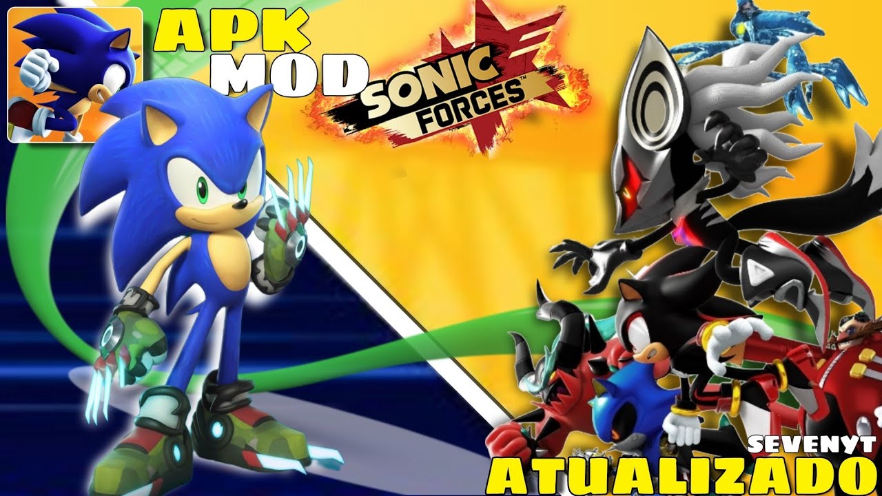 Sonic Forces - APK MOD ATUALIZADO V4.15.0 GOD MOD - YouTube