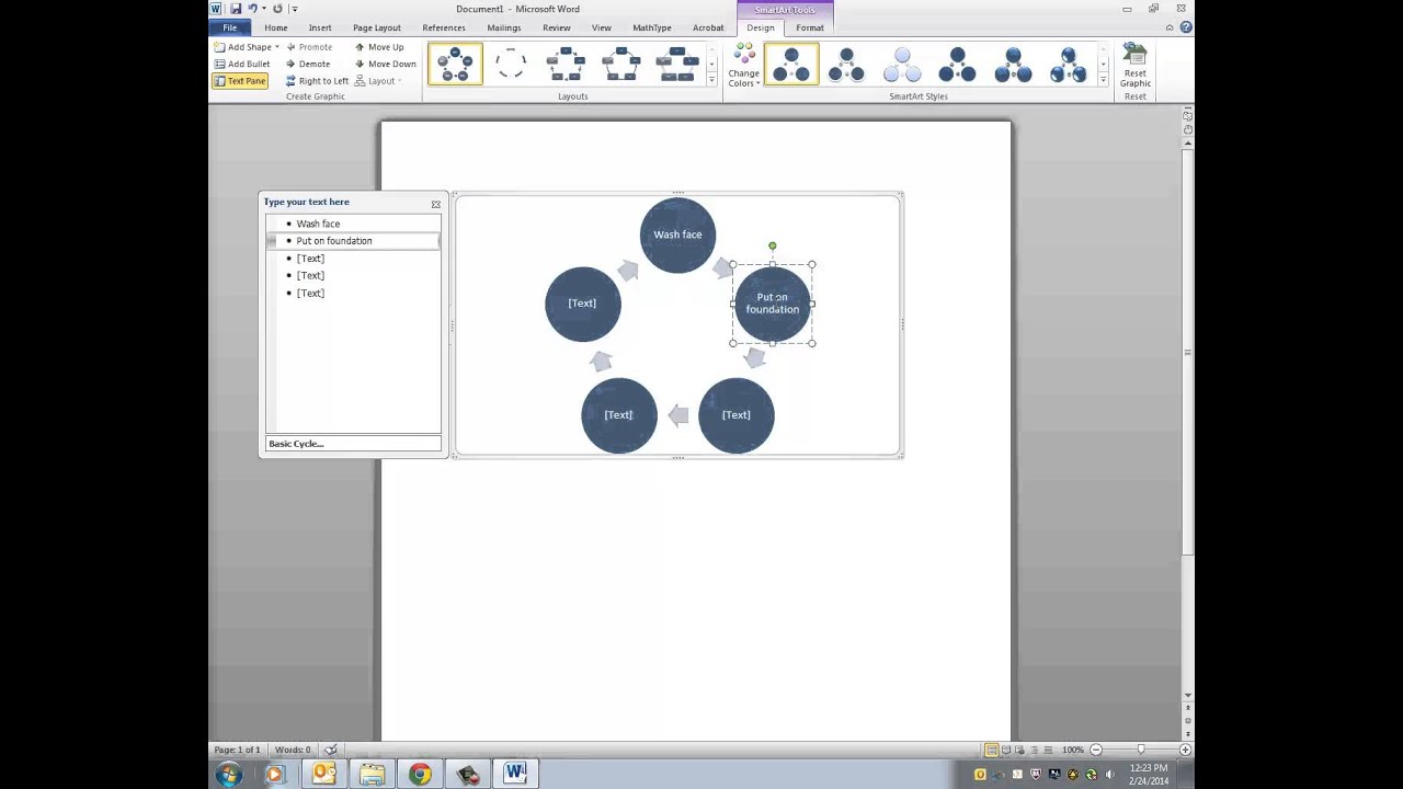 Microsoft Word - Smart Art - YouTube