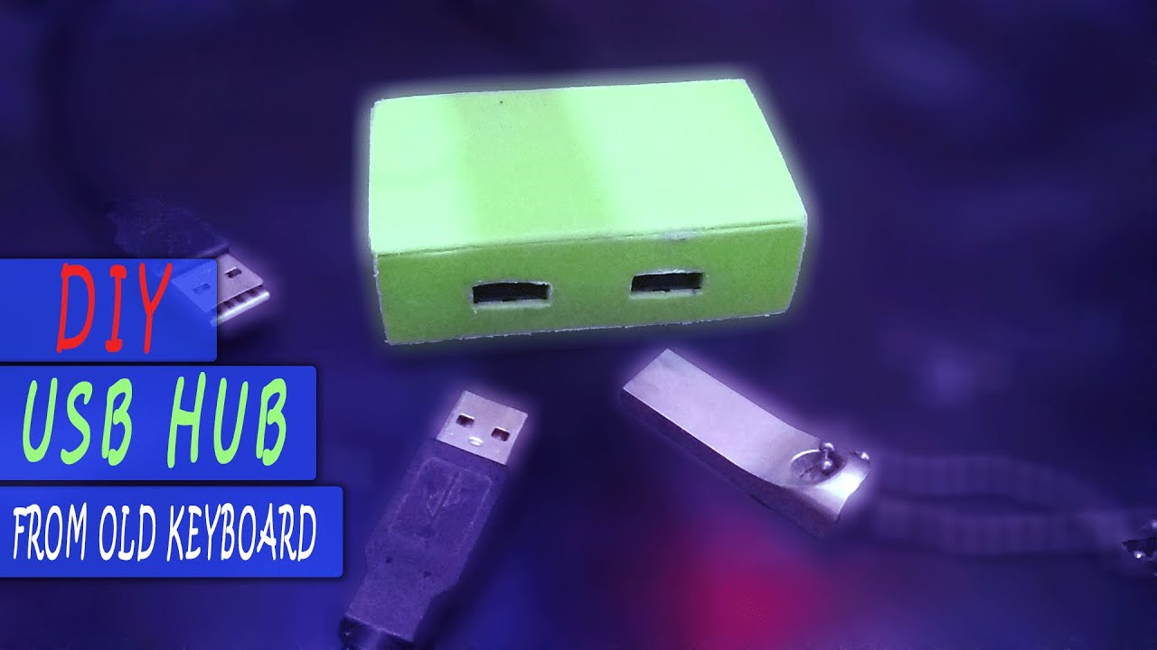 Making USB Hub From Old Keyboard 🔰 - YouTube