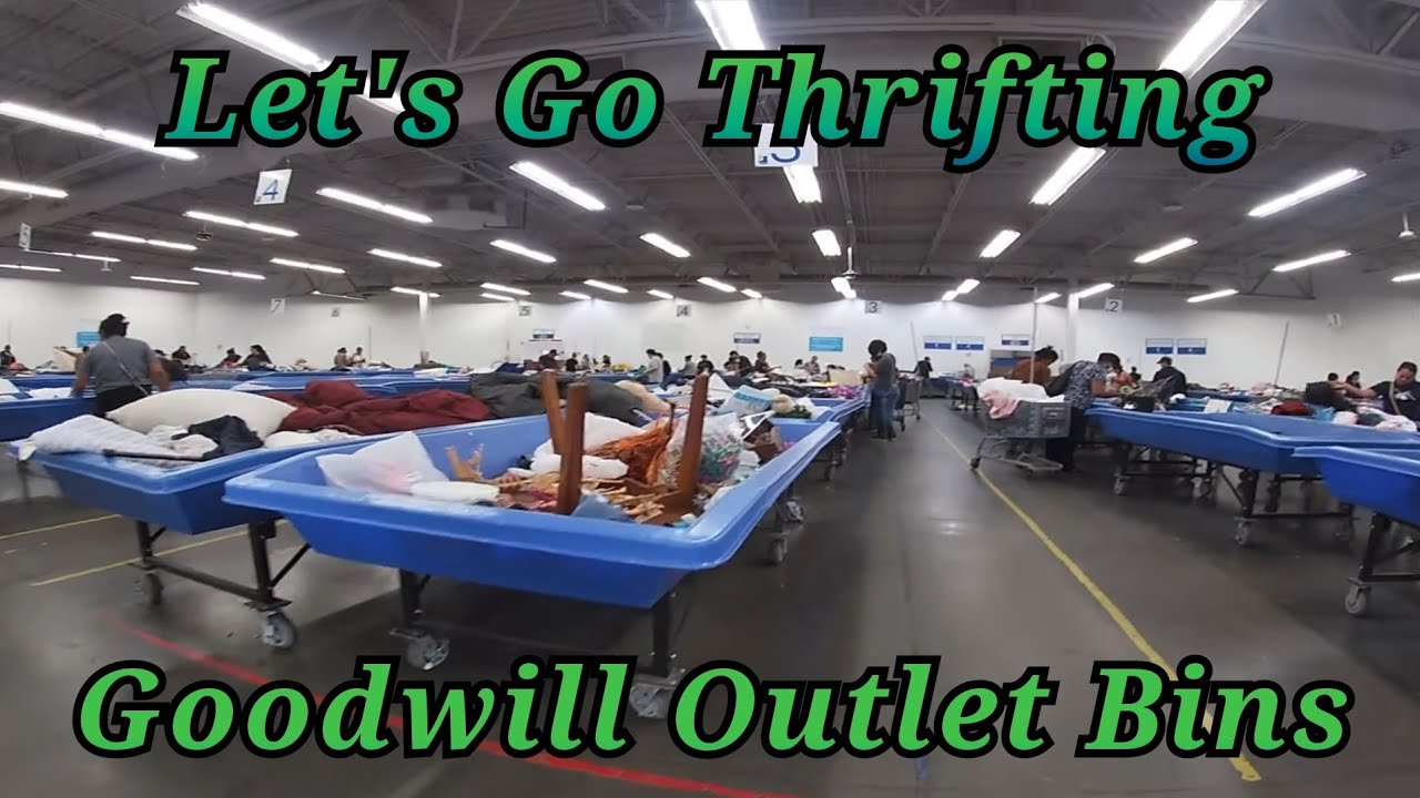 Let's Go Thrifting Goodwill Outlet Bins - YouTube