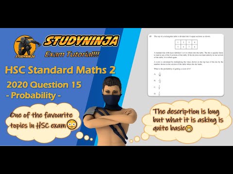 HSC Maths Standard 2020 Question 15 - StudyNinja - YouTube