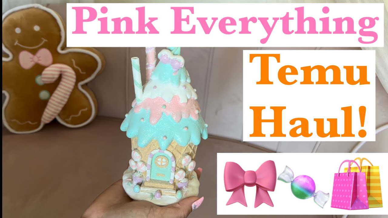 Huge Pink Temu Haul! Pink Everything! Dresses Shoes Accessories ...