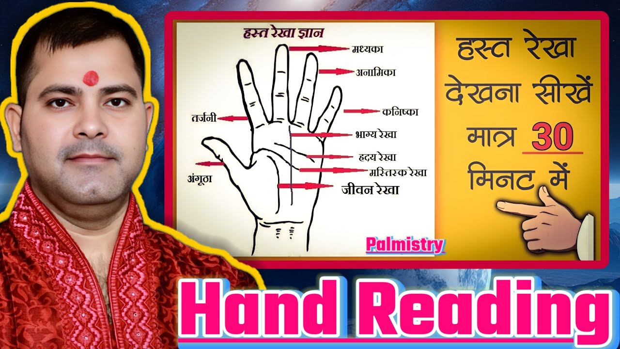 हस्त रेखा देखना सीखें मात्र 30 मिनट में | Learn Palmistry In 30 Minutes ...