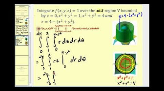 Triple Integrals in Cylindrical and Spherical Coordinates / Change of ...