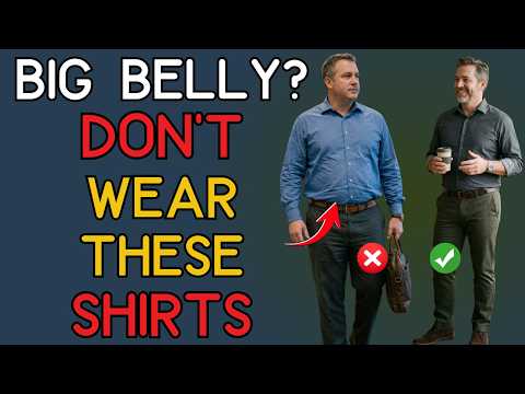 Men Over 40: How to Wear Dress Shirts With a Bigger Belly and Still Look Sharp | 40+ Men's Fashion