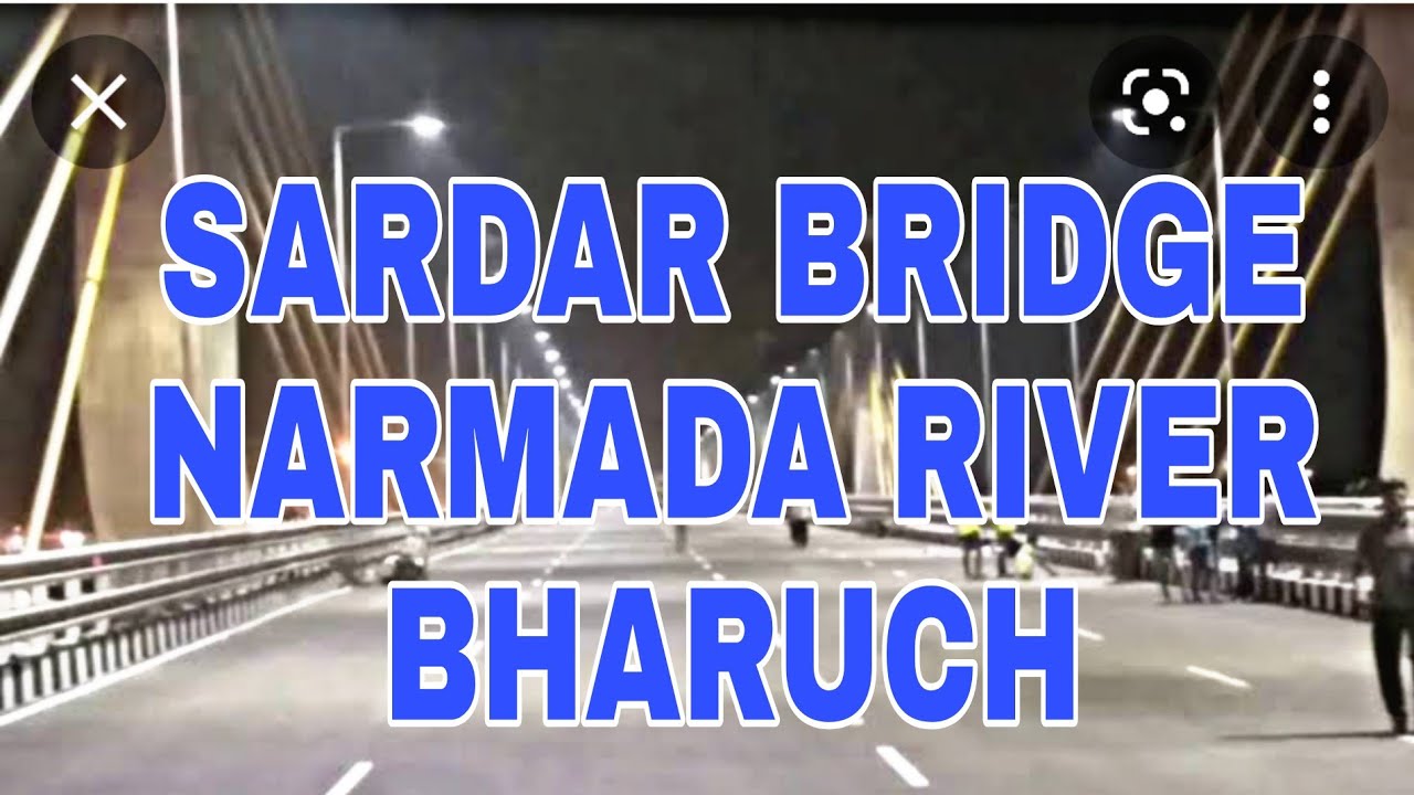 NARMADA RIVER CABLE BRIDGE/BHARUCH GUJRAT - YouTube