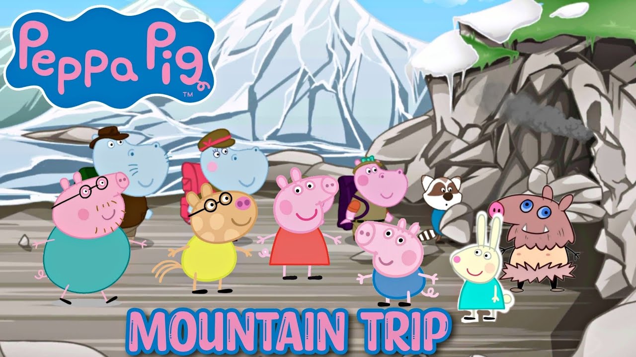 Peppa Pig Mountain Trip With Family 🐷 Game | Peppa Pig Wala Cartoon ...