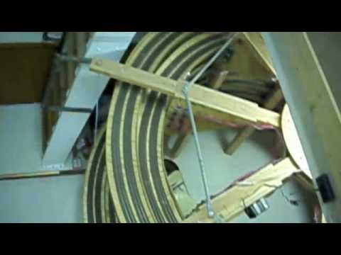 One Huge HO train Helix - YouTube