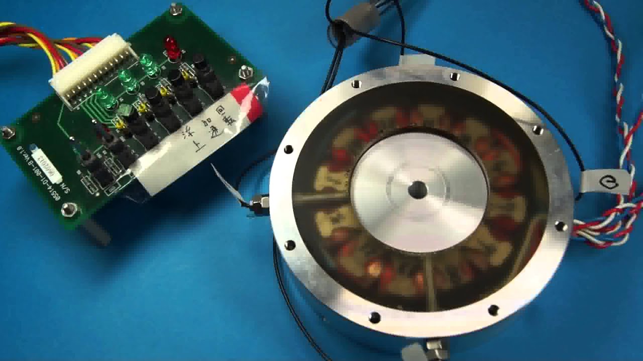 A two-axis actively regulated bearingless motor with SMC cores - YouTube