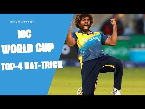 Top 4 Unforgettable Hat-Tricks in Cricket World Cup#trendingvideo# ...
