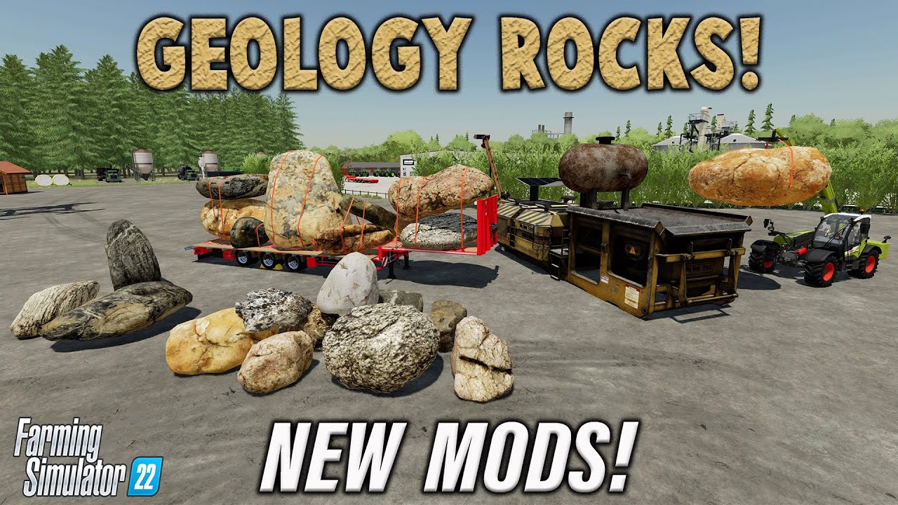 FS22 | GEOLOGY ROCKS! NEW MODS! (Review) Farming Simulator 22 | PS5 ...