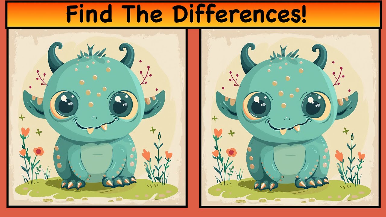 Spot the Difference 🧩 | Can you find them all? | Difficult - YouTube