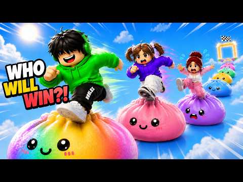Who Will Win This Crazy Squishy Race?! 😱 | Esoni | Lily | Maymay | Roblox | Brookhaven | ASMR Tower