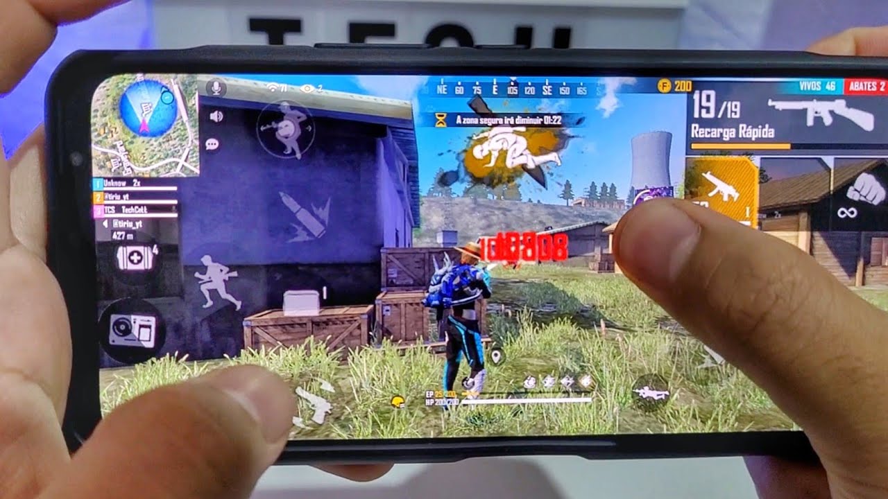 ROG PHONE 5 FREE FIRE ULTRA 360HZ - YouTube