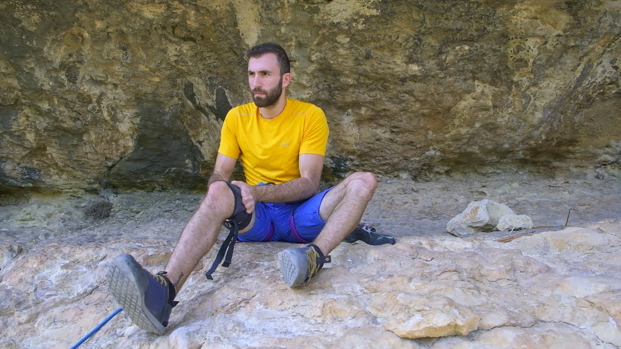 Mor Sapir "Nice at the edge" 7c\5.12d | מור ספיר "יפה בקצה" גיתה - YouTube