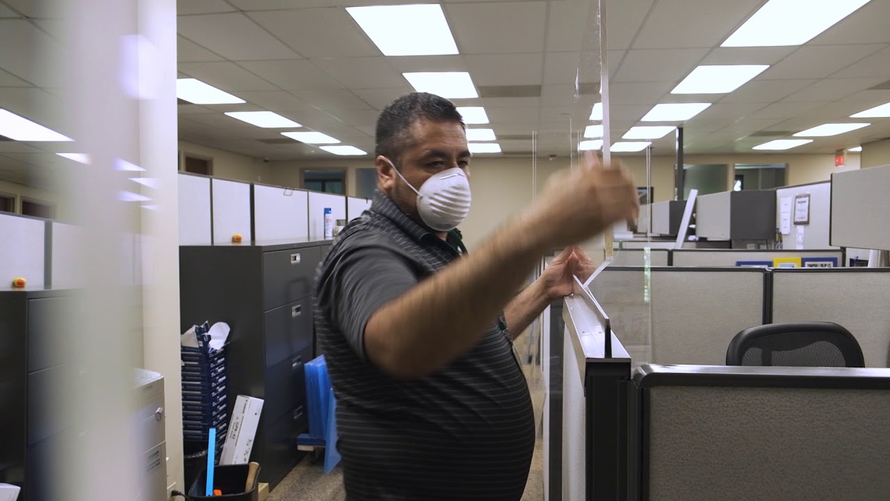 Office Cubicle Panel Wall Extensions - YouTube