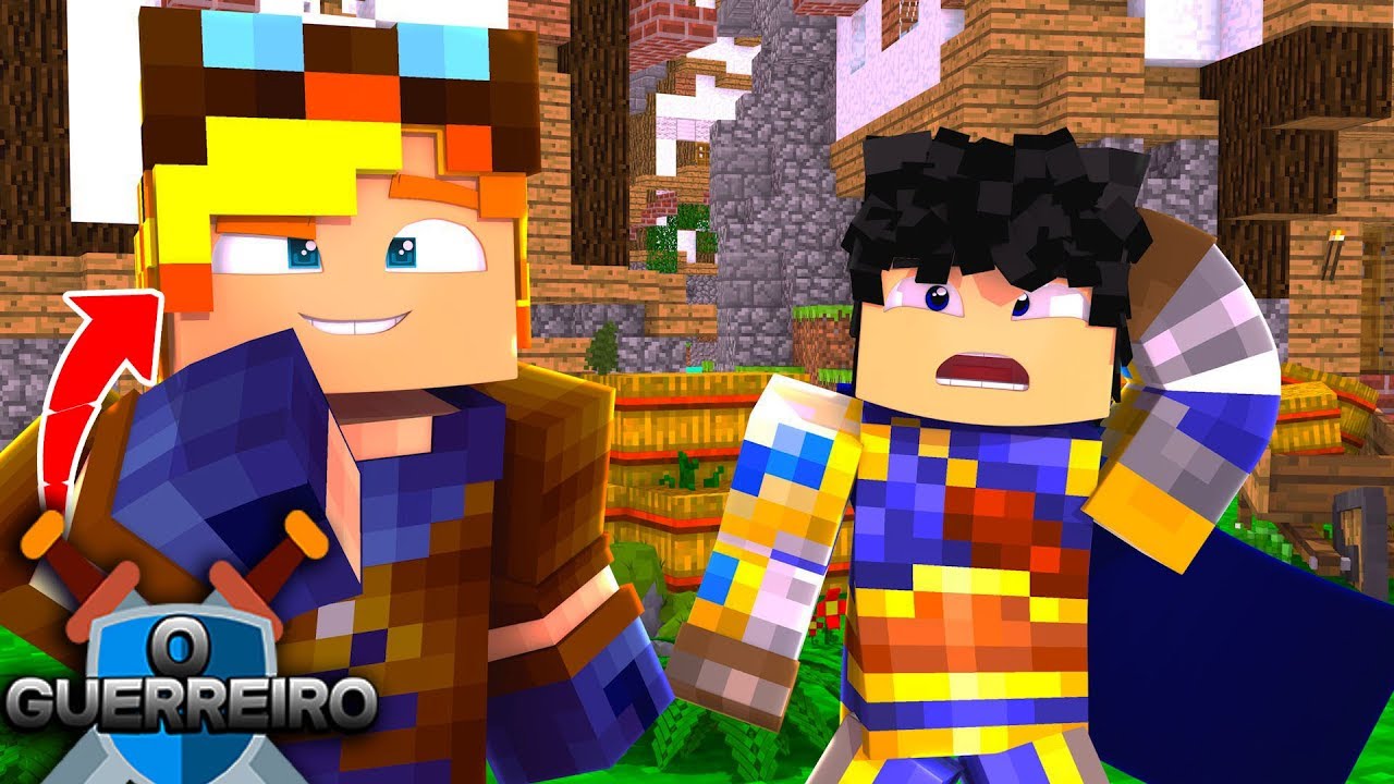 Minecraft: O GUERREIRO - CONHECI UM EXPLORADOR !! #8 - YouTube