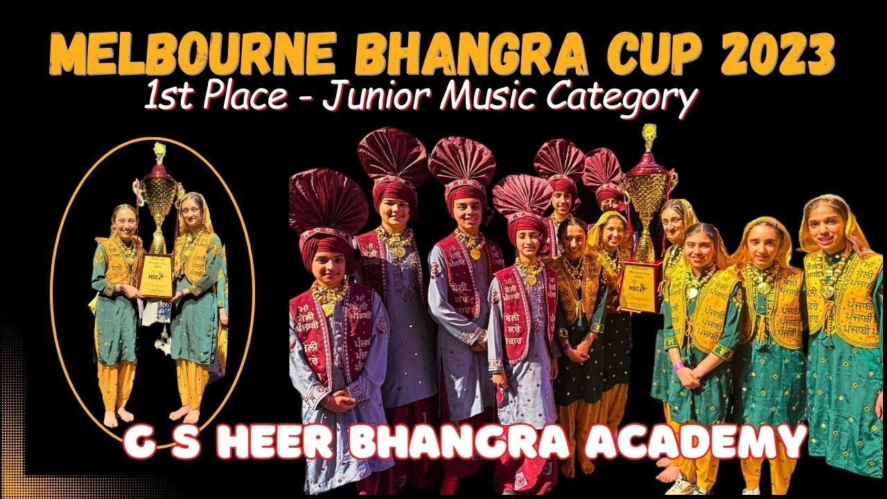 Melbourne Bhangra Cup 2023 | 1st Place -Junior Music Catagory - YouTube