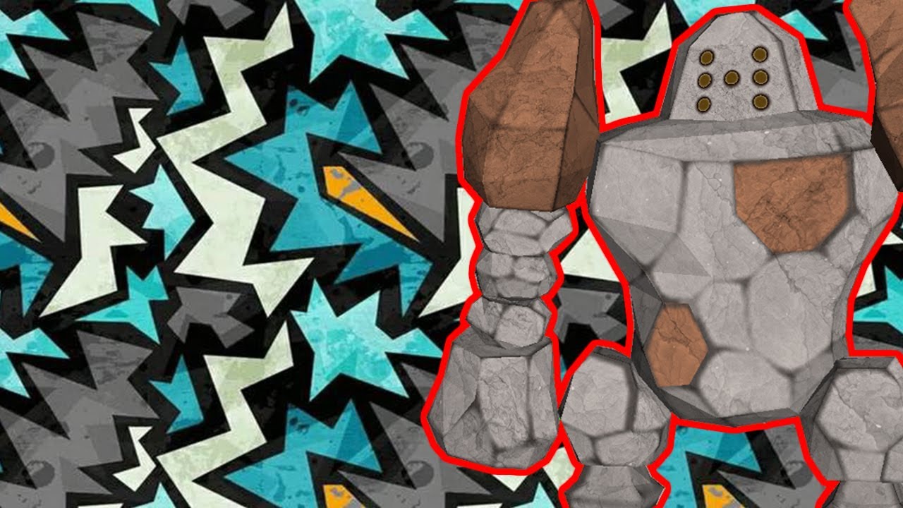 TEXTURE realistic regirock papercraft - YouTube