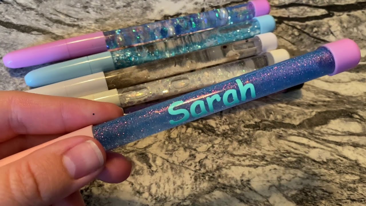 Fillable Glitter Pens From 143 VINYL DIY Tutorial - YouTube