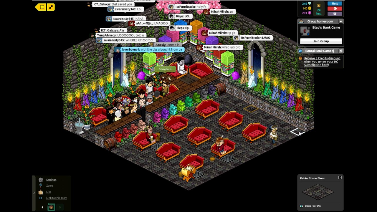 ALMOST Winning 100 COINS in Bank Game (Habbo Hotel 2017) - YouTube