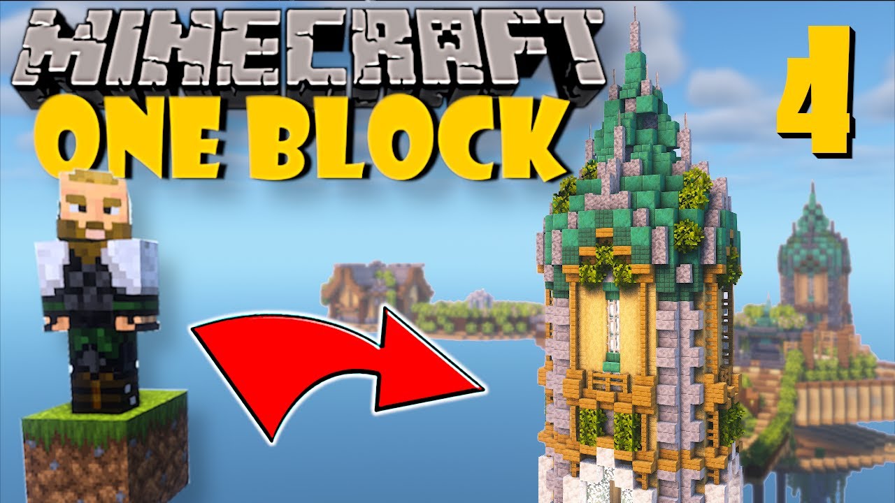 I Built UNIQUE Storage TOWERS | ONEBLOCK Skyblock - YouTube