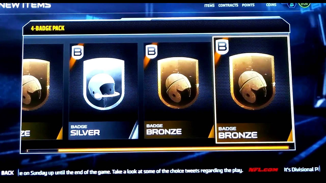 Madden 15 Badge pack openings Part 1 - YouTube