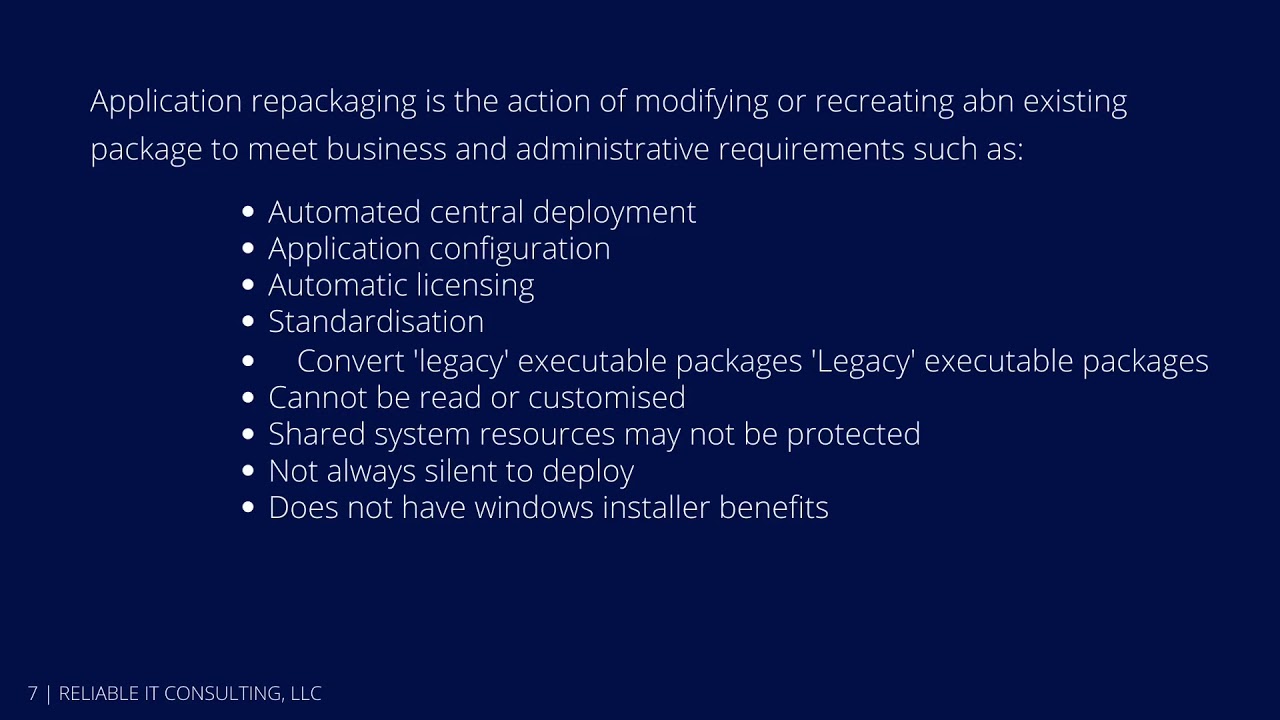 Application Packaging Training Course Introduction Tutorial | June 2020 ...