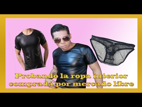 Probando la ropa interior comprada por mercado libre