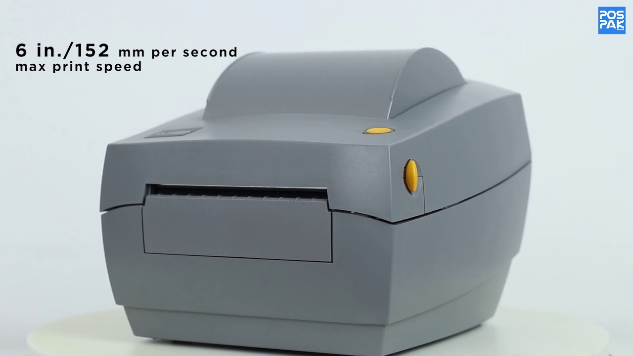 ZEBRA ZD120 เครื่องพิมพ์บาร์โค้ด 203 DPI - YouTube