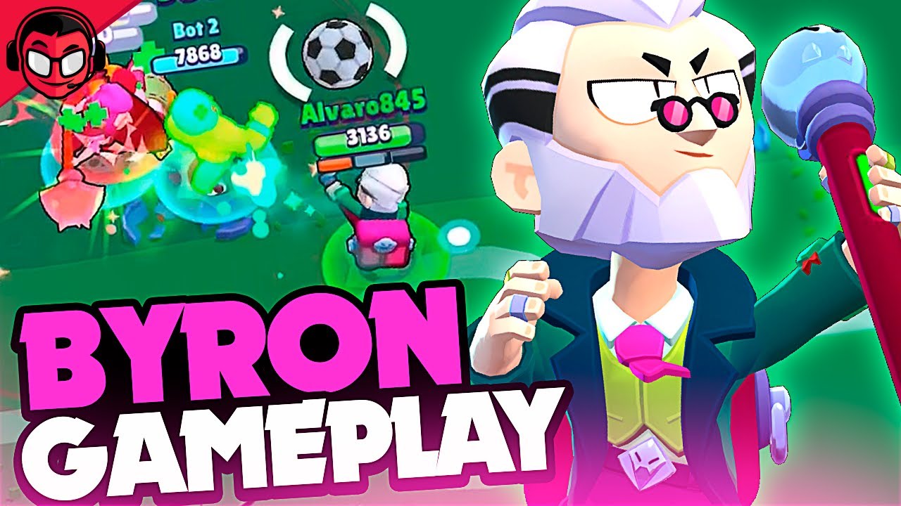 BYRON, NUEVA MECÁNICA DE ATACAR Y CURAR | Sneak Peek | Brawl Stars ...
