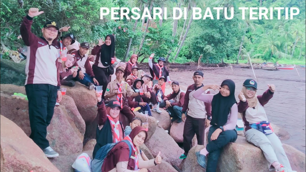 Keseruan PERSARI di Batu Teritip SMPN 3 Simpang Hilir - YouTube