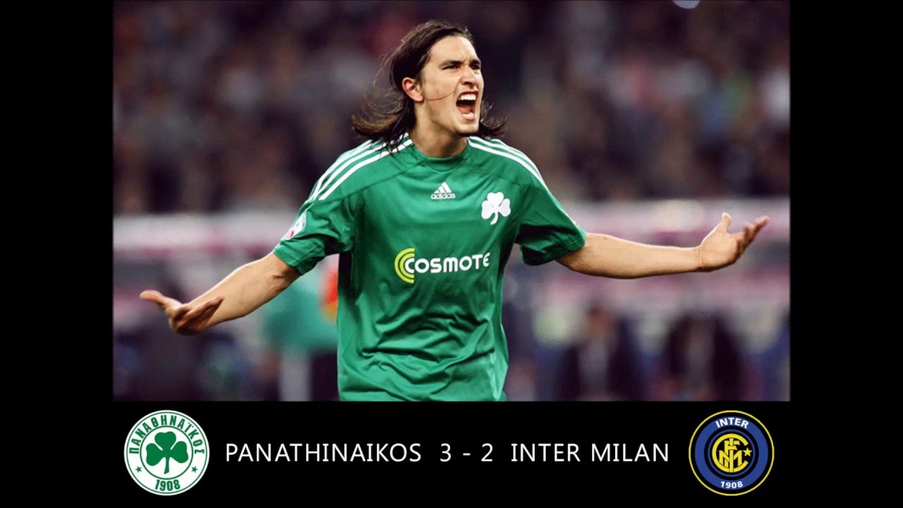 Sebastián Leto - Panathinaikos - Inter Milan 3-2 - YouTube
