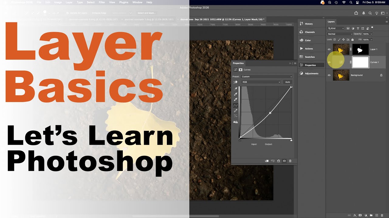 Basics of Layers: Let's Learn Photoshop - YouTube