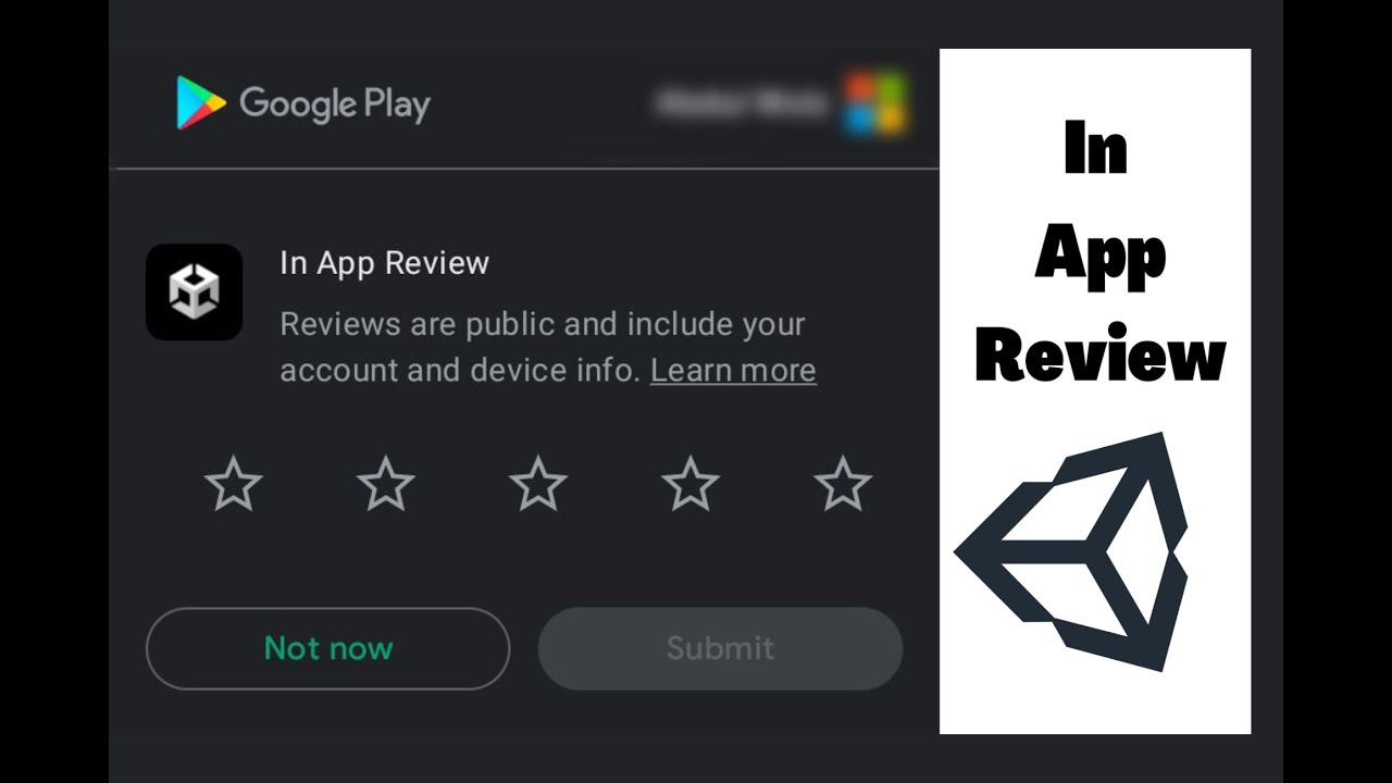 In App Review in unity - YouTube
