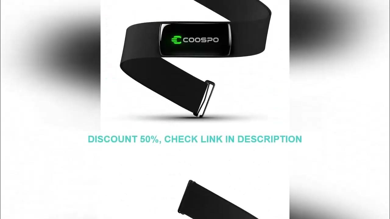 Coospo h9z recarregável monitor de freqüência cardíaca cinta peitoral bluetooth5.0 ant + hr ...