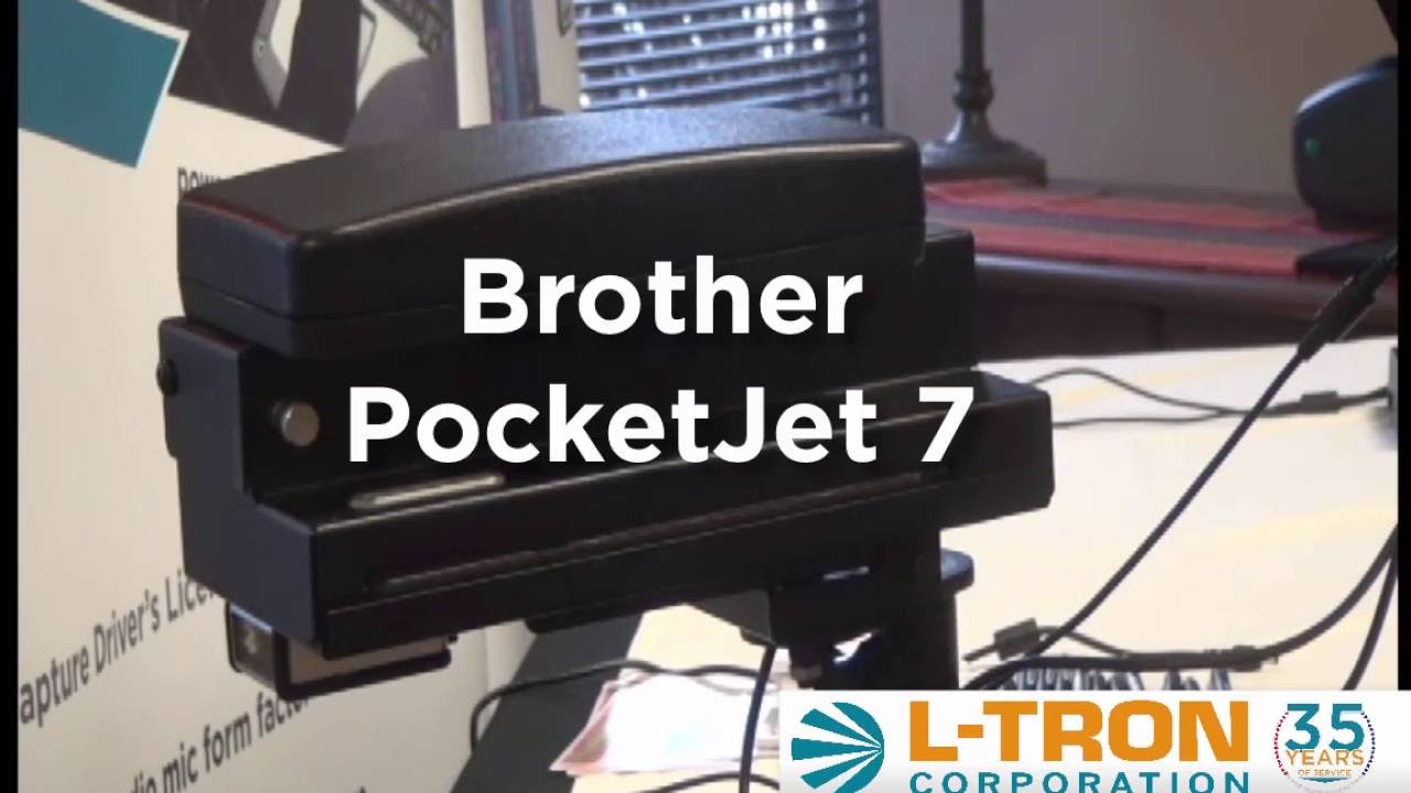 Features of the new Brother PocketJet 7 - YouTube