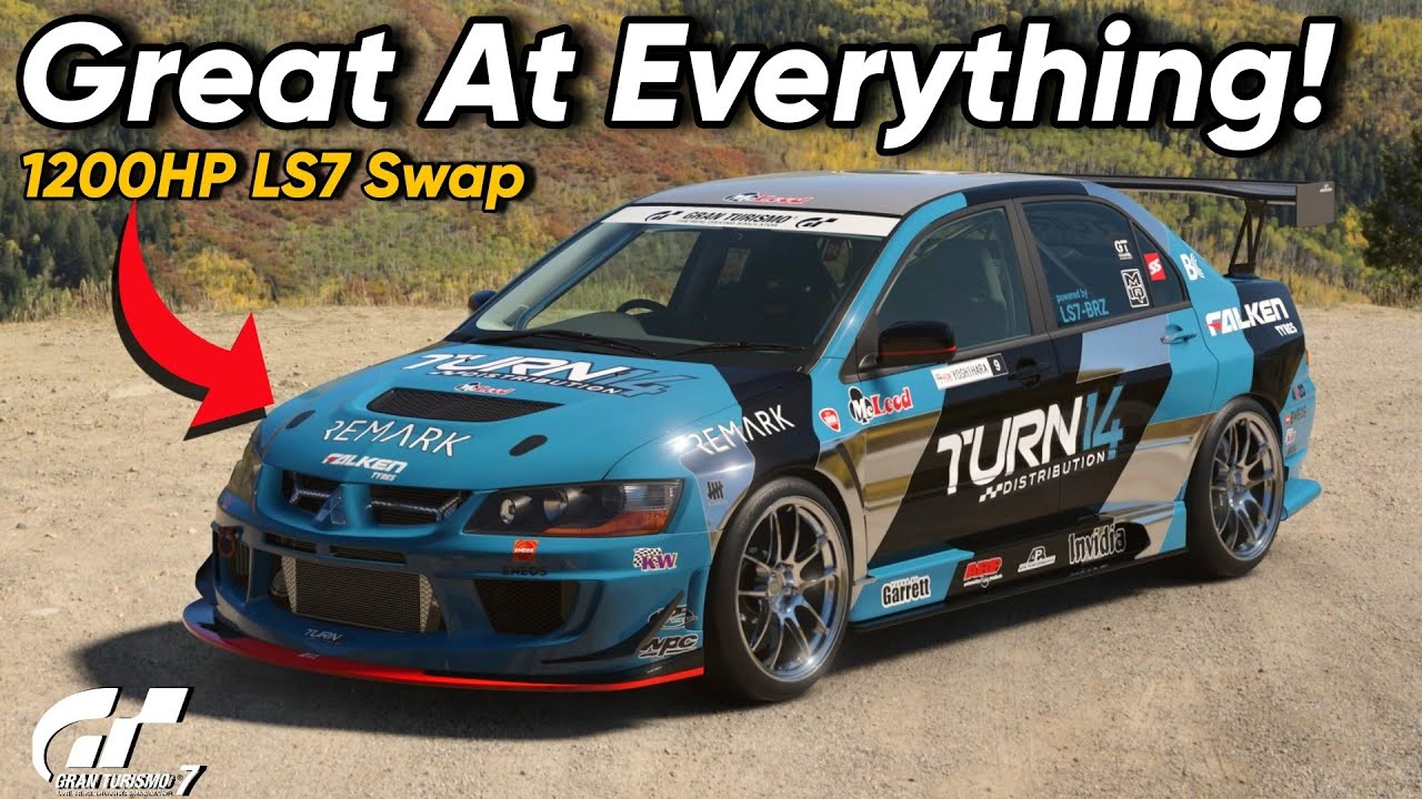 Gran Turismo 7: You NEED to try this Engine Swap (Mitsubishi Lancer ...
