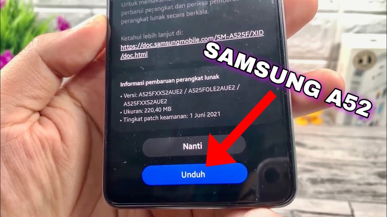 MAKIN SMOOTH - UPDATE SOFTWARE SAMSUNG A52 - YouTube