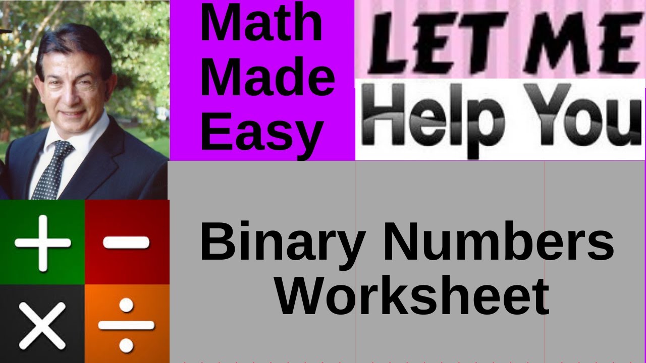 Binary Numbers Worksheet YouTube binary-numbers-worksheet-youtube