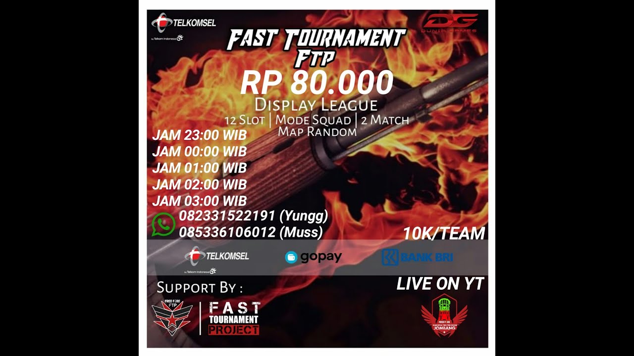 PEJUANG FAST TOUR 12 SLOT` #SAMBIL NGOPI CUY - GARENA FREE FIRE ...
